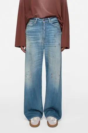 Acne Studios 1981 Loose Fit Jeans - Medium Blue