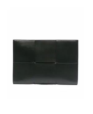 Bottega Veneta Arco Clutch Bag - Black