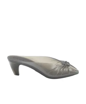 Chloé Jelly Twist Detailed Slip-on Mules - Gray