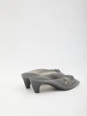 Chloé Jelly Twist Detailed Slip-on Mules - Gray