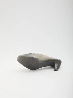 Chloé Jelly Twist Detailed Slip-on Mules - Gray