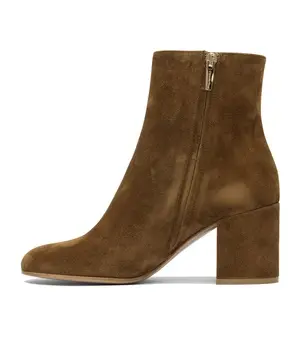 GIANVITO ROSSI Suede Block Heel Boots