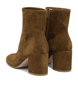 GIANVITO ROSSI Suede Block Heel Boots