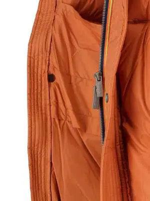 K-WAY Short Puffer Jacket With High Collar