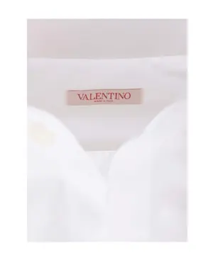 Valentino Garavani Buttoned Curved Hem Shirt