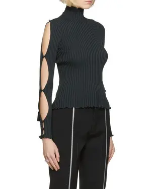 Bottega Veneta Cut-out Turtleneck Sweater