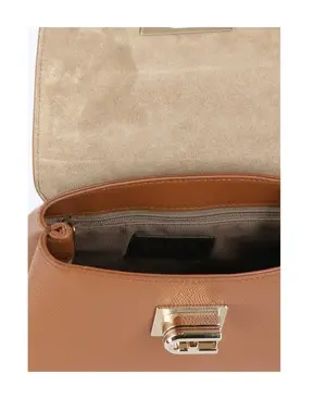 Furla 1927 Leather Mini Tote Bag - Brown
