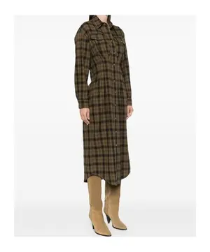 Isabel Marant Étoile Checked Shirt Dress
