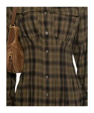 Isabel Marant Étoile Checked Shirt Dress