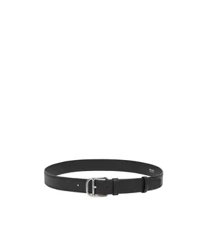 Prada Buckle Detail Leather Belt - Black