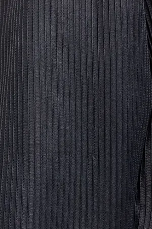 Giorgio Armani Zip Ribbed Jacket - Black
