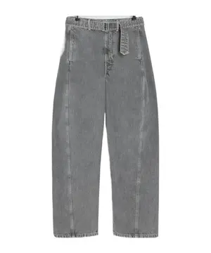LEMAIRE Twisted Belted Pants - Heather