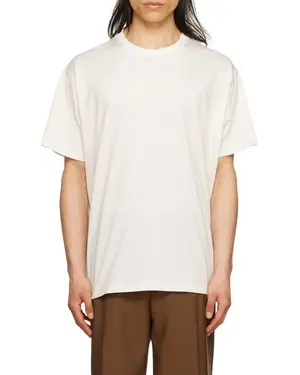 Burberry Logo Detailed Crewneck T-shirt - White