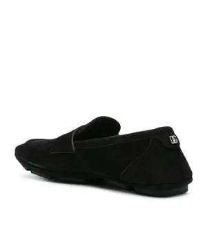 Dolce & Gabbana Logo Plaque Loafers - Black