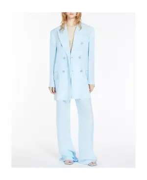 Sportmax Light Slim Bell-bottom Trousers