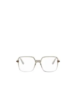 Dior Square Frame Eyeglasses - White