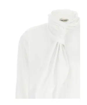 Alberta Ferretti Knot Detail Poplin Shirt