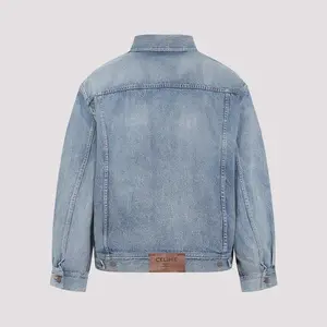 Celine Trucker Jacket In Cotton Denim
