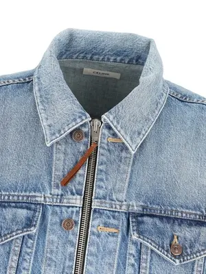 Celine Trucker Jacket In Cotton Denim