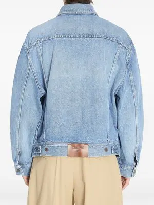 Celine Trucker Jacket In Cotton Denim