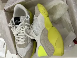 Valentino Garavani Bubbleback Lace-up Sneakers - Yellow