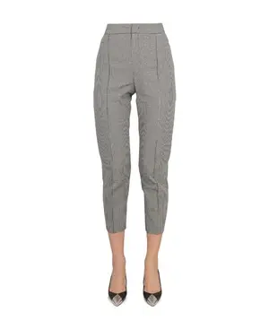 Isabel Marant Étoile Houndstooth Tailored Cropped Pants