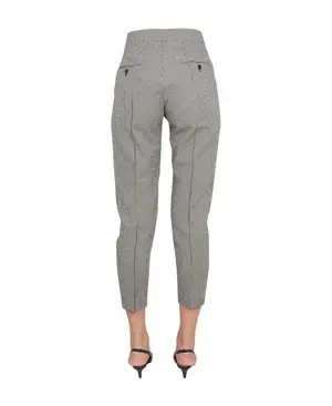 Isabel Marant Étoile Houndstooth Tailored Cropped Pants