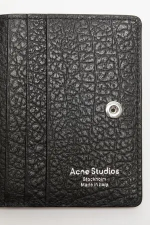 Acne Studios Logo Detailed Bi-fold Card Case