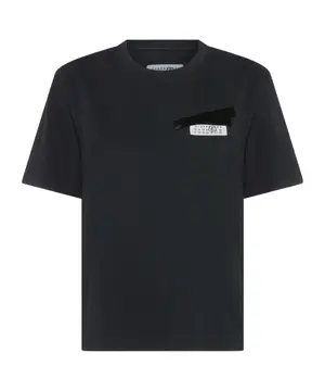 MAISON MARGIELA Numeric Signature Crewneck T-shirt - Black