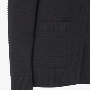 Fendi Oversized V-neck Wool & Cashmere Cardigan With Ff Motif