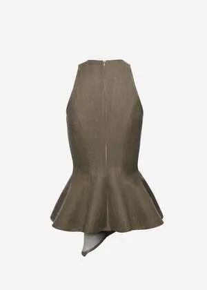 Magda Butrym Asymmetrical Sleeveless Top