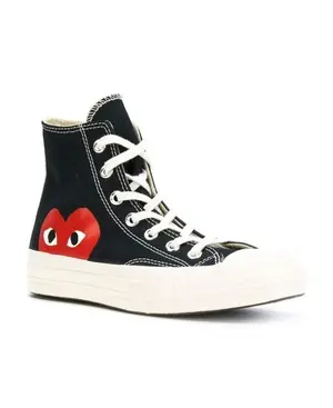 Play Comme Des Garcon High-top Sneakers - Black