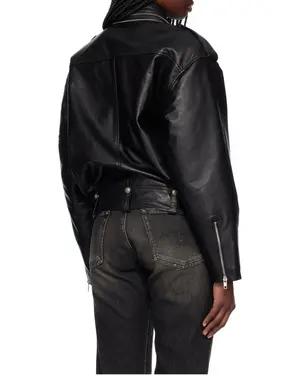 R13 Zip-collar Motorcycle Jacket
