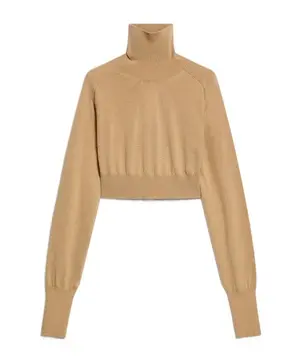 Sportmax High Neck Long Sleeve Jumper