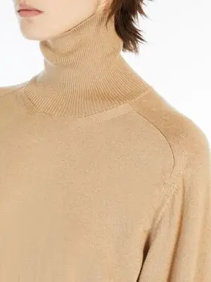 Sportmax High Neck Long Sleeve Jumper