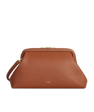 Celine Doctor's Pouch In Supple Natural Calfskin - Tan