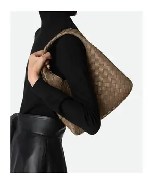 Bottega Veneta Small Campana Shoulder Bag - Pinecone