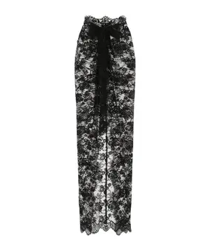 Dolce & Gabbana Chantilly Lace Midi Skirt