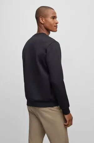 Hugo Boss Graphic Logo Striped Sweatshirt