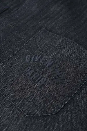 Givenchy Shirt In Herringbone Denim