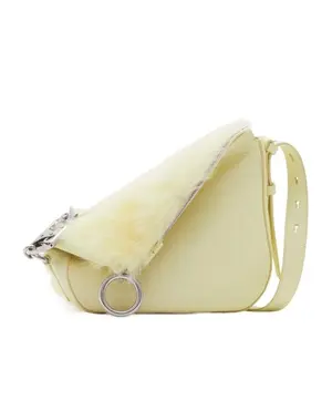 Burberry Small Knight Shoulder Bag - Nude