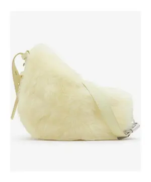 Burberry Small Knight Shoulder Bag - Nude