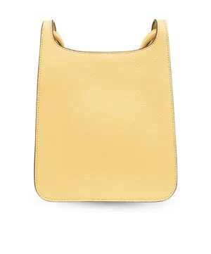 Mcm Himmel Logo Embossed Mini Hobo Bag - Yellow