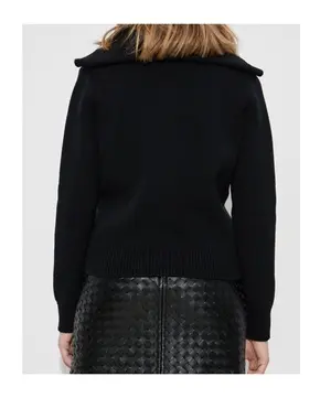 Bottega Veneta Knotted Button Detailed Knitted Cardigan