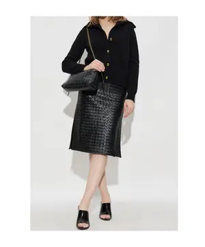 Bottega Veneta Knotted Button Detailed Knitted Cardigan
