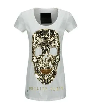 Philipp Plein Skull Embellished T-shirt