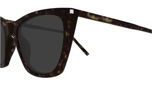 Saint Laurent Kate Thin Cat-eye Sunglasses - Black