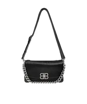 Balenciaga Logo Plaque Shoulder Bag