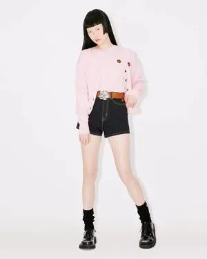 Kenzo Boke Flower Wool Cardigan - Pink