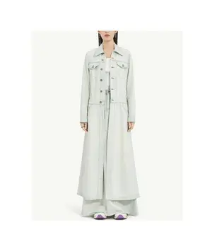 MAISON MARGIELA Long-sleeved Denim Midi Dress